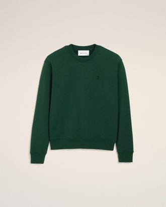 Ami Sweatshirt vert en coton Ami de Coeur Noir - XXXL - Homme