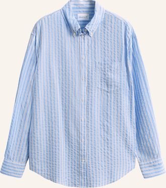 GANT Hemdbluse blau