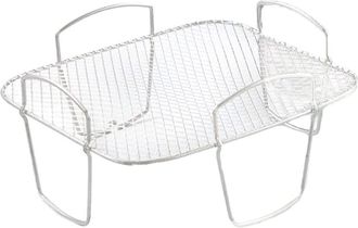 Generic Air Fryer Rack aus Edelstahl, Lebensmittel-Dehydrator-Rack, Toast-Rack-Grill, kariertes K&uuml;hlregal zum Kochen und Backen