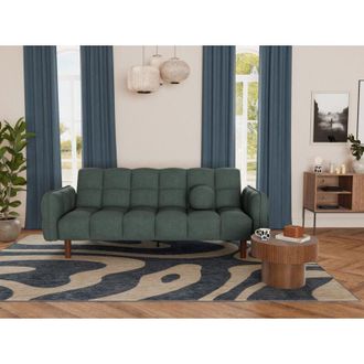 Best Mobilier Bestmobilier - Adam - canap&eacute; convertible clic-clac 2 places bubble en tissu textur&eacute;
