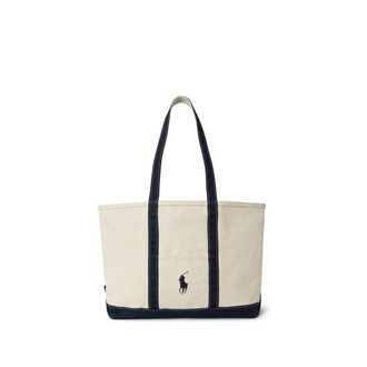 Polo Ralph Lauren Sac cabas &agrave; logo en coton