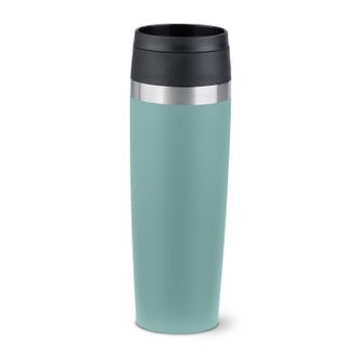 Emsa N2023850 Travel Mug Classic 0,5 Liter, neuer Komfort-Schraubverschluss, Pulverbeschichtung, Edelstahl, 6h heiß und 12h kalt, 100% dicht, 360°-Trinköff