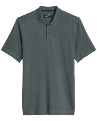 Marc O'Polo Leichtes Strick-Poloshirt aus Bio-Baumwolle, Regular Fit in