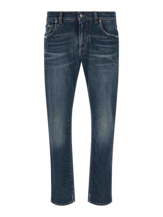 Dolce & Gabbana Jean Droit - Bleu