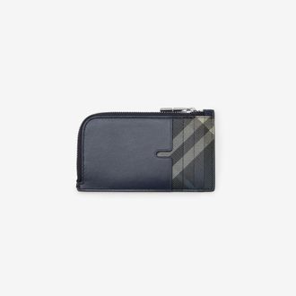 Burberry Porte-cartes zipp&eacute; Pop Check