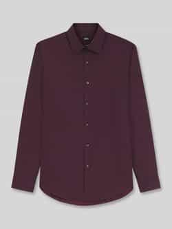 HUGO BOSS Regular Fit Businesshemd aus Baumwoll-Mix