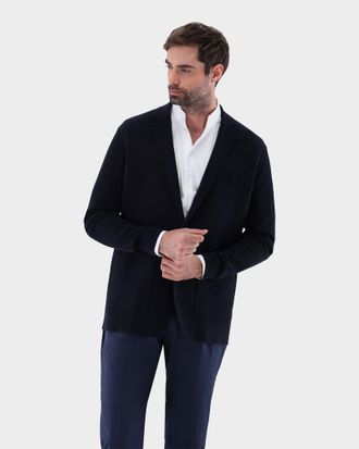 van Laack Strick-Blazer aus Air Cotton