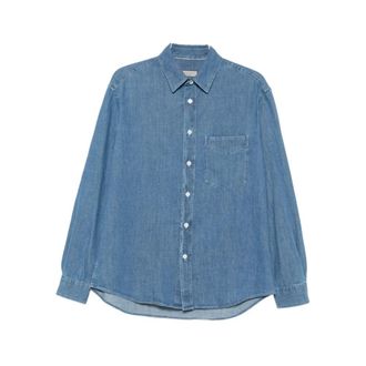 Canali Homme, Chemises, Bleu, Taille: M Denim Shirt