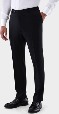 van Laack Anzughose aus Schurwolle mit B&uuml;gelfalten