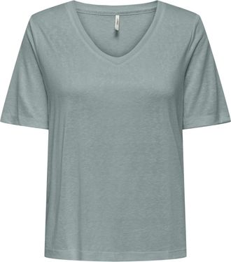 Only Onlelise S/S V-Neck Top JRS Noos