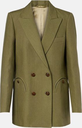 Blaz&eacute; Milano Blaz&eacute; Milano Blazer Midday Sun aus Leinen