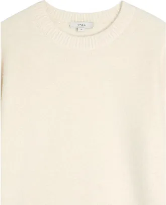 Vince Cashmere Crew Neck Sweater - Beige