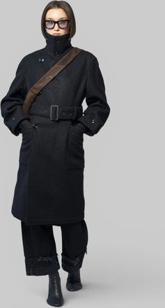 Christophe Lemaire Shaped Wrap Coat