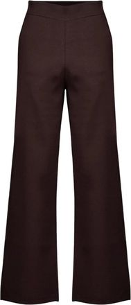 Max Mara Pantalon large - Femme - Pantalons - Brun - Taille: 40 FR