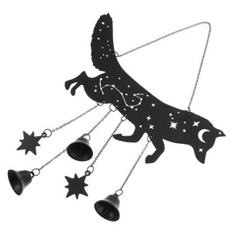 FOMIYES Vintage Windspiel aus Metall mit Fuchsfigur Wetterfestes Au&szlig;endekor Harmonische Glockenkl&auml;nge Windspiel f&uuml;r Garten Terrasse und Veranda