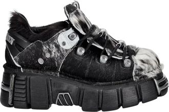 New Rock Femme, Chaussures, Noir, Taille: 38 EU Bottes &agrave; plateforme M-120N-C113