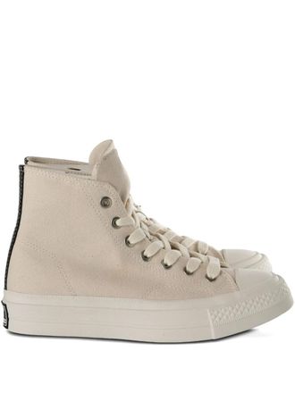 Converse star-patch high-top sneakers - Tons neutres