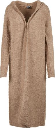 Urban Classics Strickjacke mit Kapuze f&uuml;r Damen (Sanftes Braungrau)