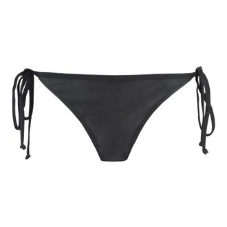 Ganni Tie Side Bikini Hipster - - Swimwear - Damen - Schwarzk - S