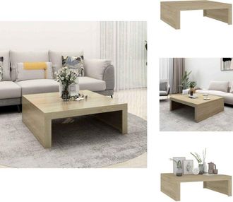 vidaXL Table basse Chêne sonoma 100x100x35 cm Bois dingénierie - Table Basse - Meuble Salon - Table Dappoint - Table En Bois - Style Moderne