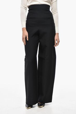 Khaite Super-High-Waist-Hose Mit Seitlichem Rei&szlig;verschluss Khaite