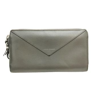 Balenciaga Pre-owned Leder Portemonnaies - - Pre-owned - Damen - Grau - ONE SIZE