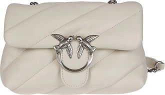 Pinko Pinko Crossbody Bags - Love Mini Puff Maxi Quilt Bag White - Gr. unisize - in Wei&szlig; - f&uuml;r Damen