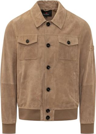 Peuterey Homme, Vestes, Brun, Taille: M Veste &agrave; Poches Plaqu&eacute;es Boutonn&eacute;e