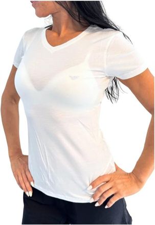 Emporio Armani Femme, Tops, Blanc, Taille: 40 FR Tee shirt-Emporio armani-XS