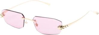 Cartier Panth&egrave;re Sonnenbrille - - Accessories - unisex - Gelb - 56 MM
