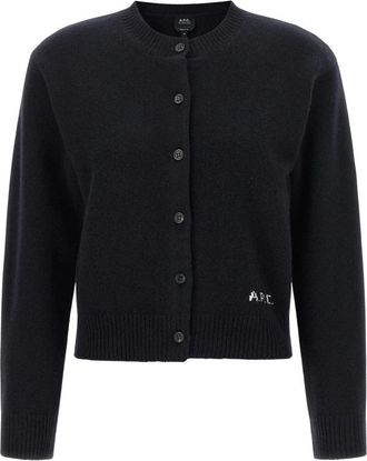 A.P.C. A.p.c., Damen, Strickwaren, Blau, MGr&ouml;&szlig;e