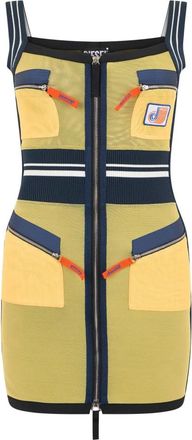 Diesel Robe ajust&eacute;e avec d&eacute;tails contrastants - Femme - Robes - Jaune - Taille: 36 FR