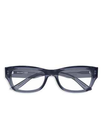 Balenciaga lunettes de soleil à monture oversize - Gris