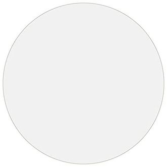 vidaXL Protecteur de Table Film de Protection de Meubles Nappe Couverture de Table de Salle à Manger Imperméable Transparent Ø 120 cm 1,6 mm PVC