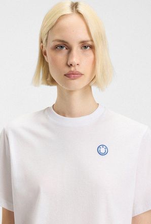HUGO BOSS T-Shirt Vintage Tee mit Logo-Badge