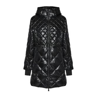 Elena Miro Lange Steppdaunenjacke - - Jackets - Damen - Schwarzk - 5XL