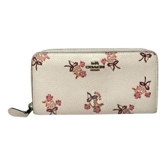 Coach Pre-owned Leder-Portemonnaie - - Pre-owned - Damen - Wei&szlig; - ONE SIZE