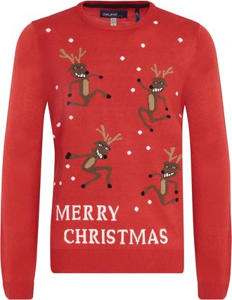 Blend Weihnachtspullover Rudolph