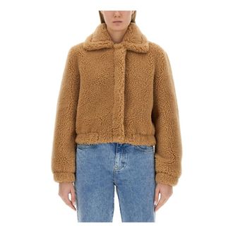 Moschino Femme, Vestes, Brun, Taille: 40 FR Capospalla Orsetto 06058717