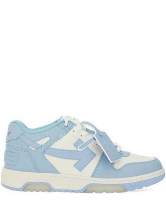 Off-white baskets &agrave; lacets - Bleu