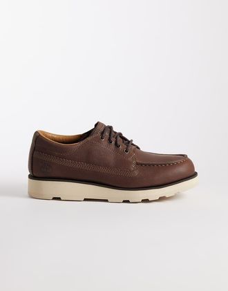 Timberland Britton Mills - Schn&uuml;rschuhe aus Vollnarbenleder in Dunkelbraun-Brown