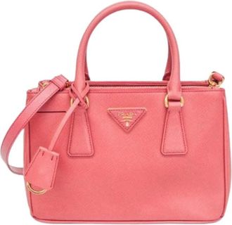 Prada Sac &agrave; main Galleria Bn2316 Pre-owned - Femme - Pre-owned - Rose - Taille: ONE Size