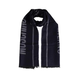 Moschino Eleganter Schal - - Accessories - Herren - Schwarzk - ONE SIZE