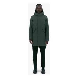 Elvine Funktionale City Parka Slate Green - - Jackets - Herren - Gr&uuml;n - L