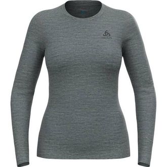 Odlo Damen Unterhemd BL TOP crew neck l/s MERINO 20