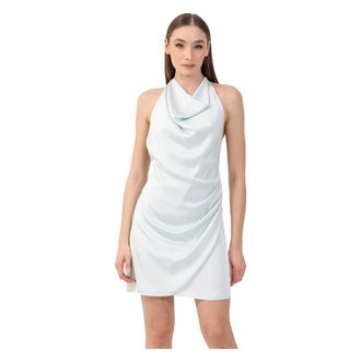 Kocca Femme, Robes, Bleu, Taille: 44 FR Sleek Shiny Mid Thigh Dress