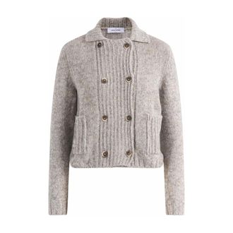 Gran Sasso Rippstrick-Jacke - - Knitwear - Damen - Beige - 2XS