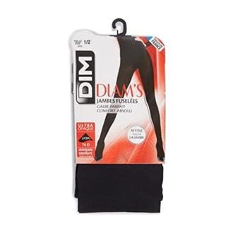 Dim DiamS Jambes Fuselées - Collants - Femme - Noir - FR: 1 (Taille fabricant: 1/2)