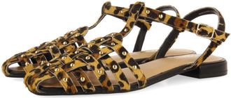 Gioseppo Hatfield-Sandalen aus Leopardenleder, leopard, 39 EU