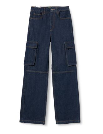 Benetton Damen 4w9kde01t Hose, blau, 48